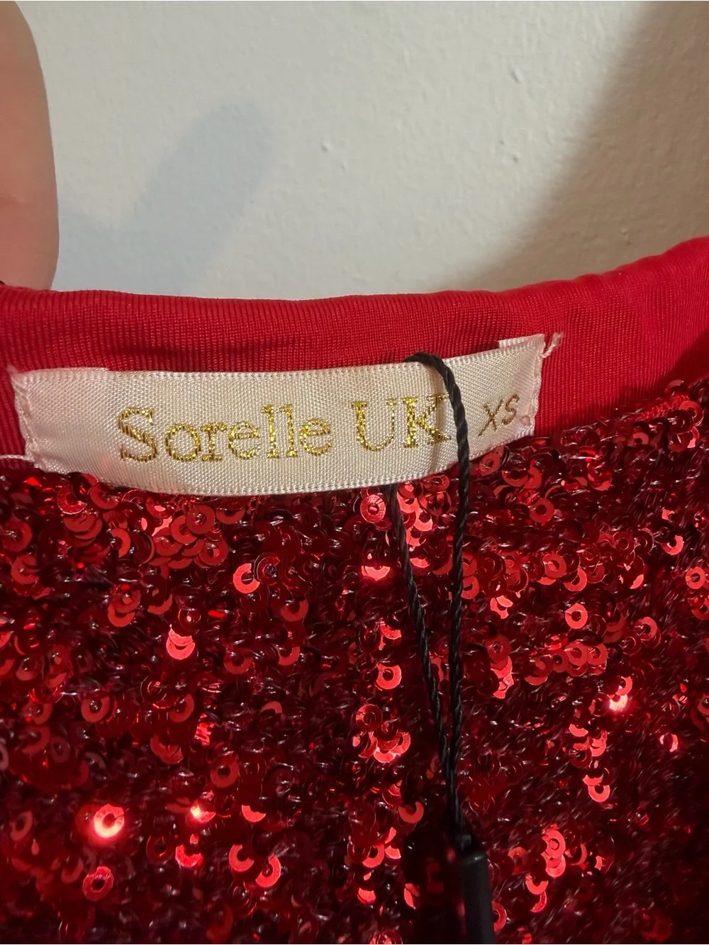 Sorelle Uk | Dresses | Sorelle Uk Ruby Red Sequin Jayce Mini Dress New ...